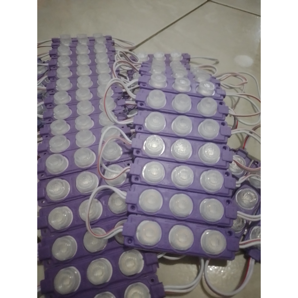 Jual LAMPU LED MODUL 3MATA SMD DC 12VOLT DAN 24VOLT WATERPROOF 3 MATA 12V 24V 12 V VOLT VARIASI ...