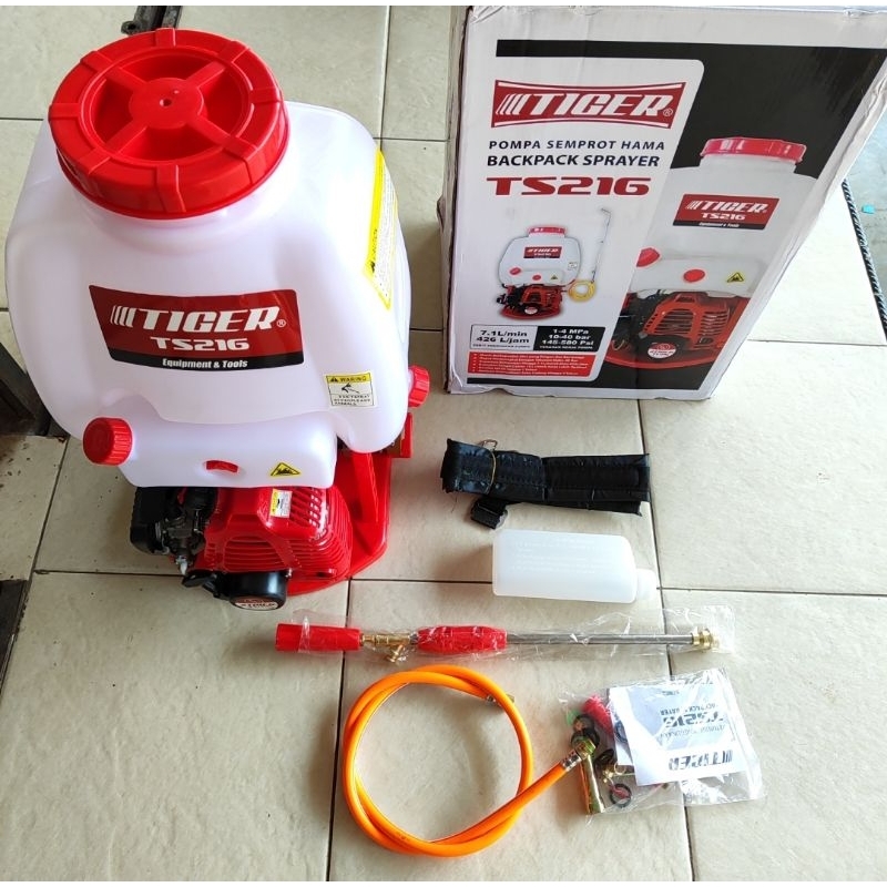 Jual Mesin Knapsack Power Sprayer Semprot Obat Hama 2 Tak Tiger TS216 TS 216 | Shopee Indonesia