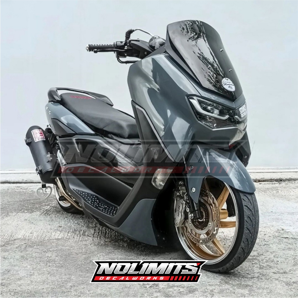 Jual DECAL POLOS NMAX NEW/NMAX OLD/NEO TURBO FULLBODY WARNA DARK GREY ...