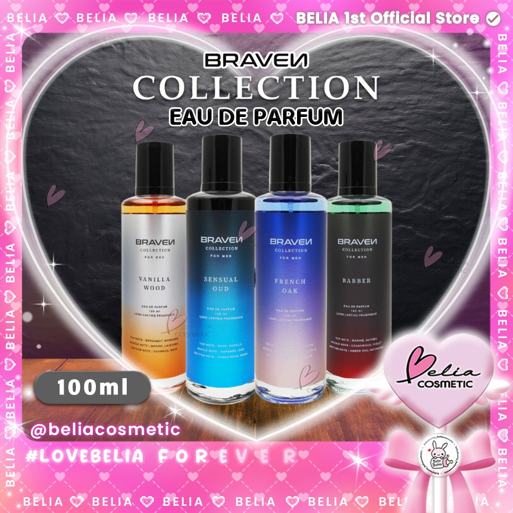 Jual BELIA BRAVEN Collection Eau De Parfum 100ml | Parfum Pria ...