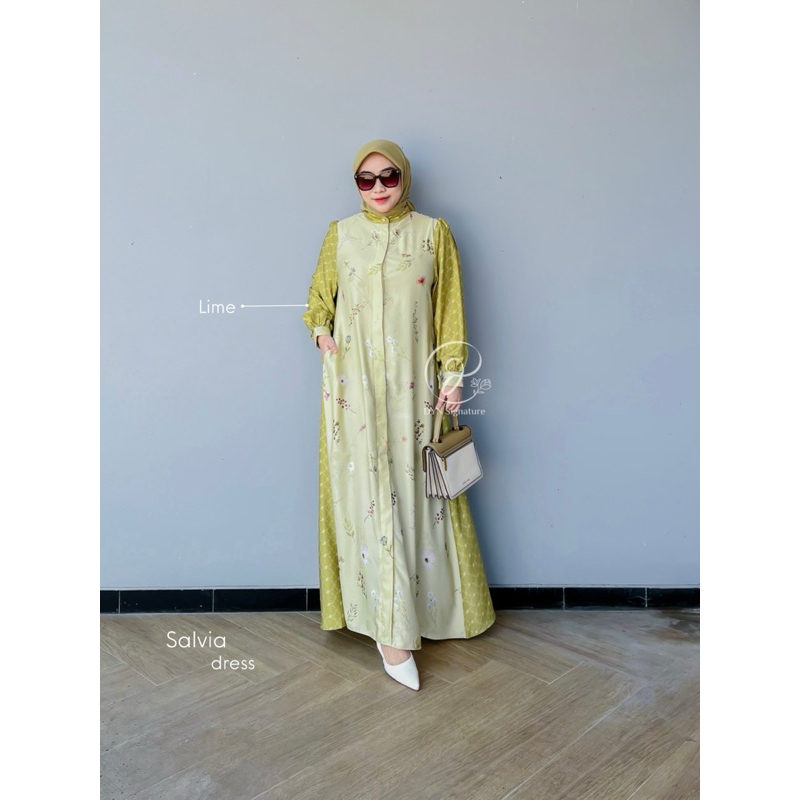 Jual DYN SALVIA DRESS / GAMIS DEWASA PREMIUM / GAMIS KONDANGAN MEWAH ...