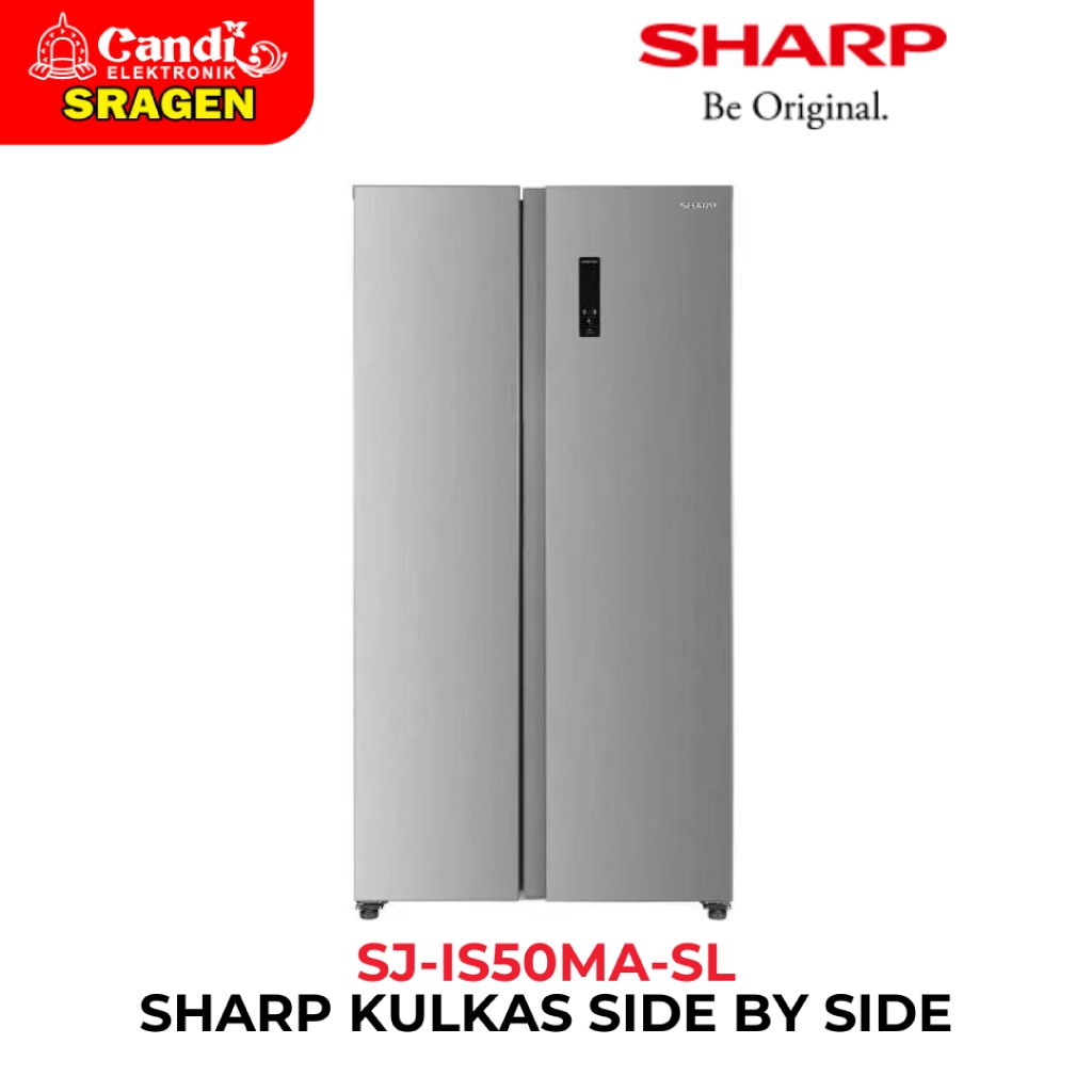 Jual SHARP Kulkas Side by Side Inverter 472 Liter Silver Metal Door - SJ-IS50MA-SL | Shopee ...