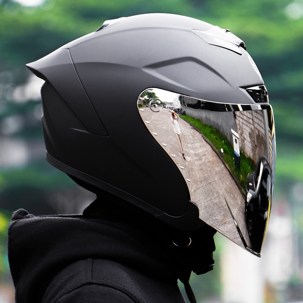 Jual Helm JITSU J Strike Half Face Kekinian Terbaru SNI | Shopee Indonesia
