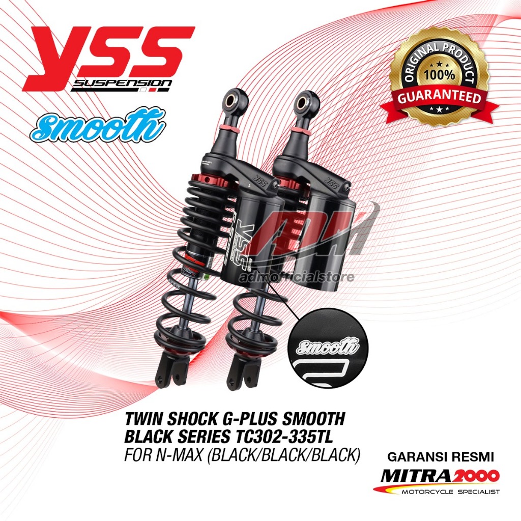Jual YSS Twin Shock G-Plus Smooth N-MAX (TC302-335T) | Shopee Indonesia