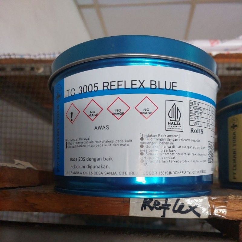 Jual Tinta cetak - TC 3005 BIRU REFLEX (Asli) | Shopee Indonesia