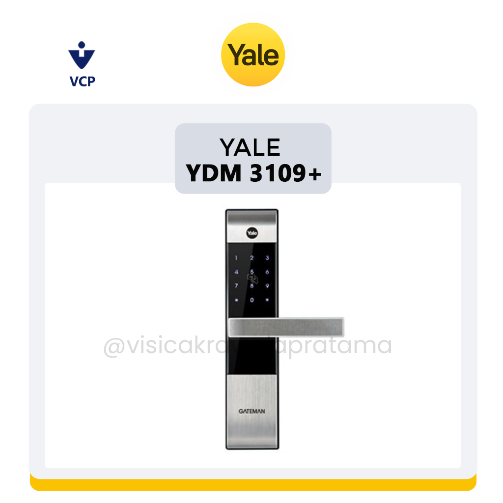 Jual Kunci Pintu Yale Digital Door Lock YDM 3109+ YDM3109 Premium Card | Shopee Indonesia
