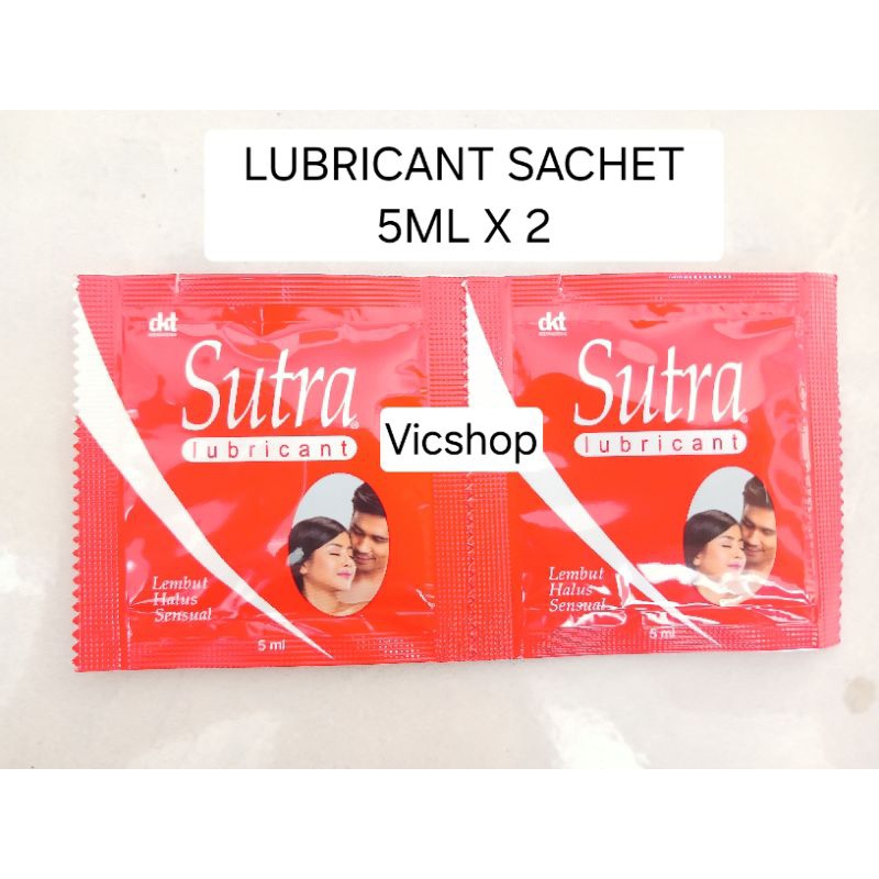 Jual SUTRA LUBRICANT SACHET 5ML X 2PCS | Shopee Indonesia
