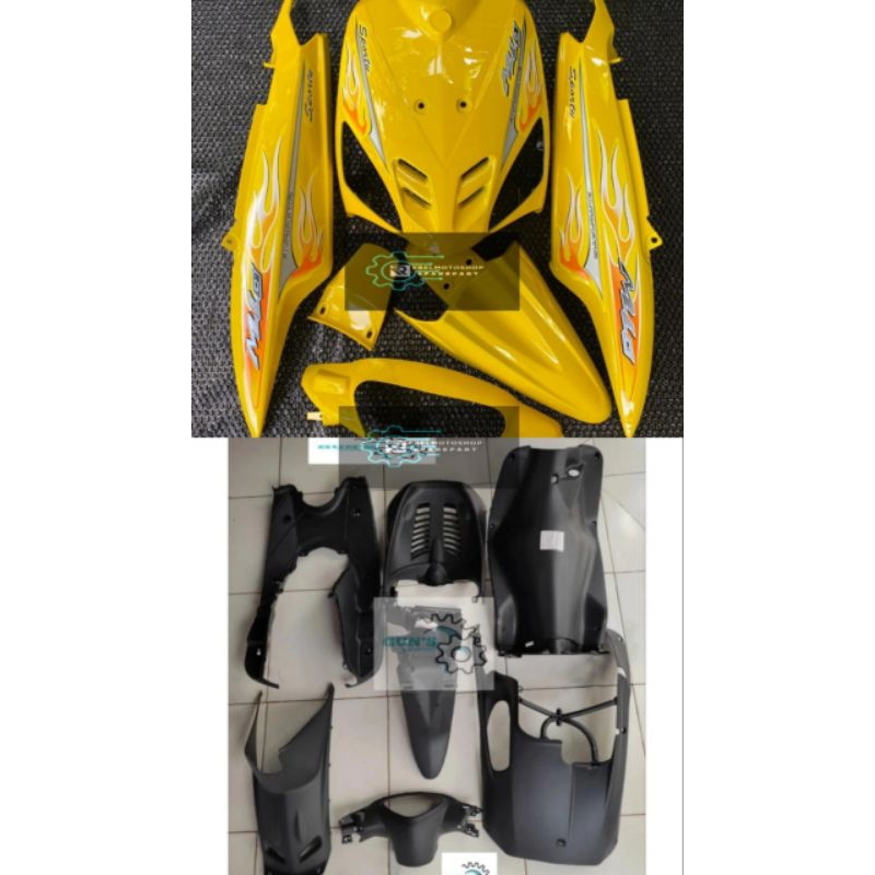 Jual Cover full body halus kasar Yamaha mio sporty warna kuning plus ...