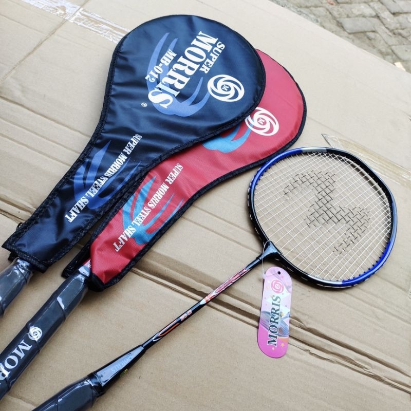 Jual raket bulutangkis Morris model sambungan T 01 raket bonus cover ...