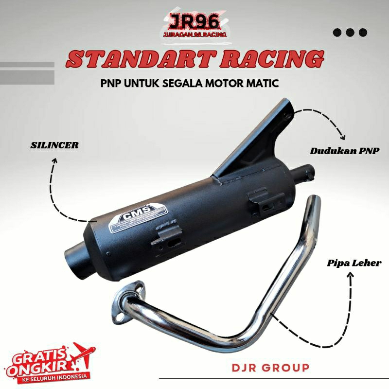 Jual KNALPOT SUGIGI/SEMI STANDART COPY CMS corong BEAT, VARIO, SCOOPY ...