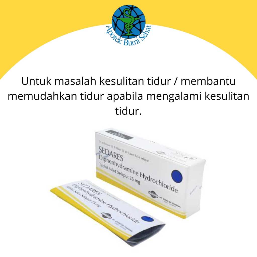 Jual SEDARES 25 MG Tablet 1 Strip Isi 10 Tablet (per Strip) | Shopee ...