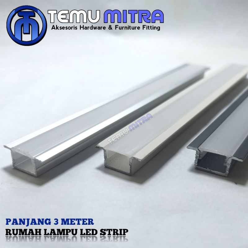 Jual Rumah lampu LED strip/ Houshing led strip, Panjang 3 meter ...