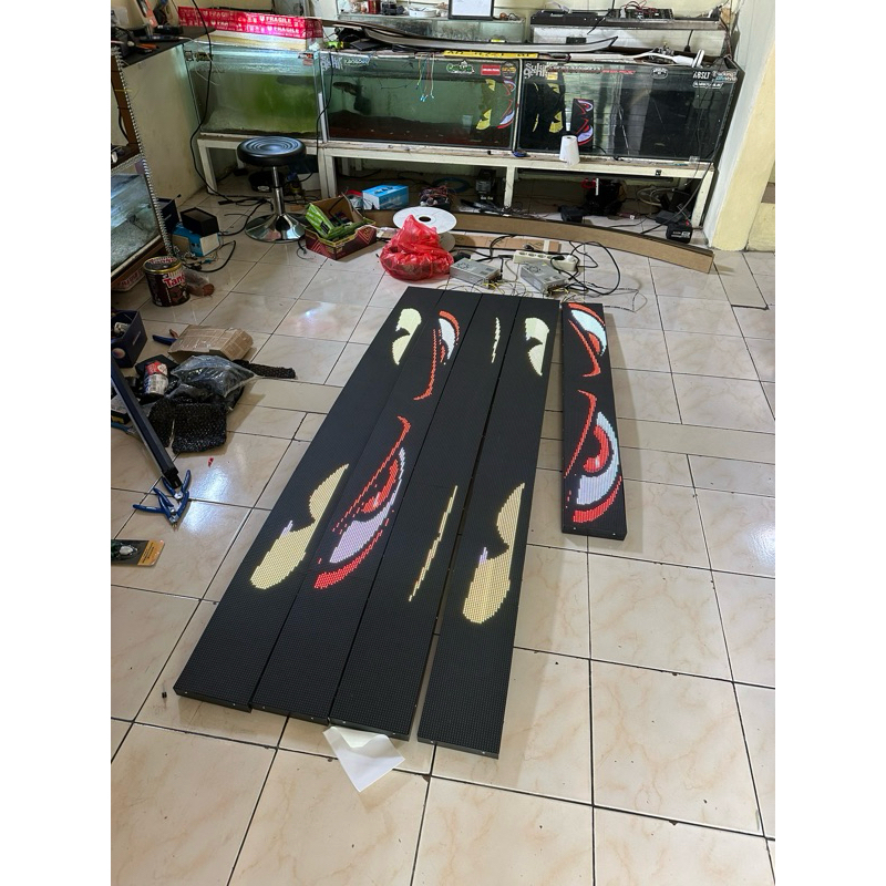 Jual RUNNING TEXT P5 MATA MODEL SLIM LENGKUNG UNTUK BIG BUS | Shopee ...