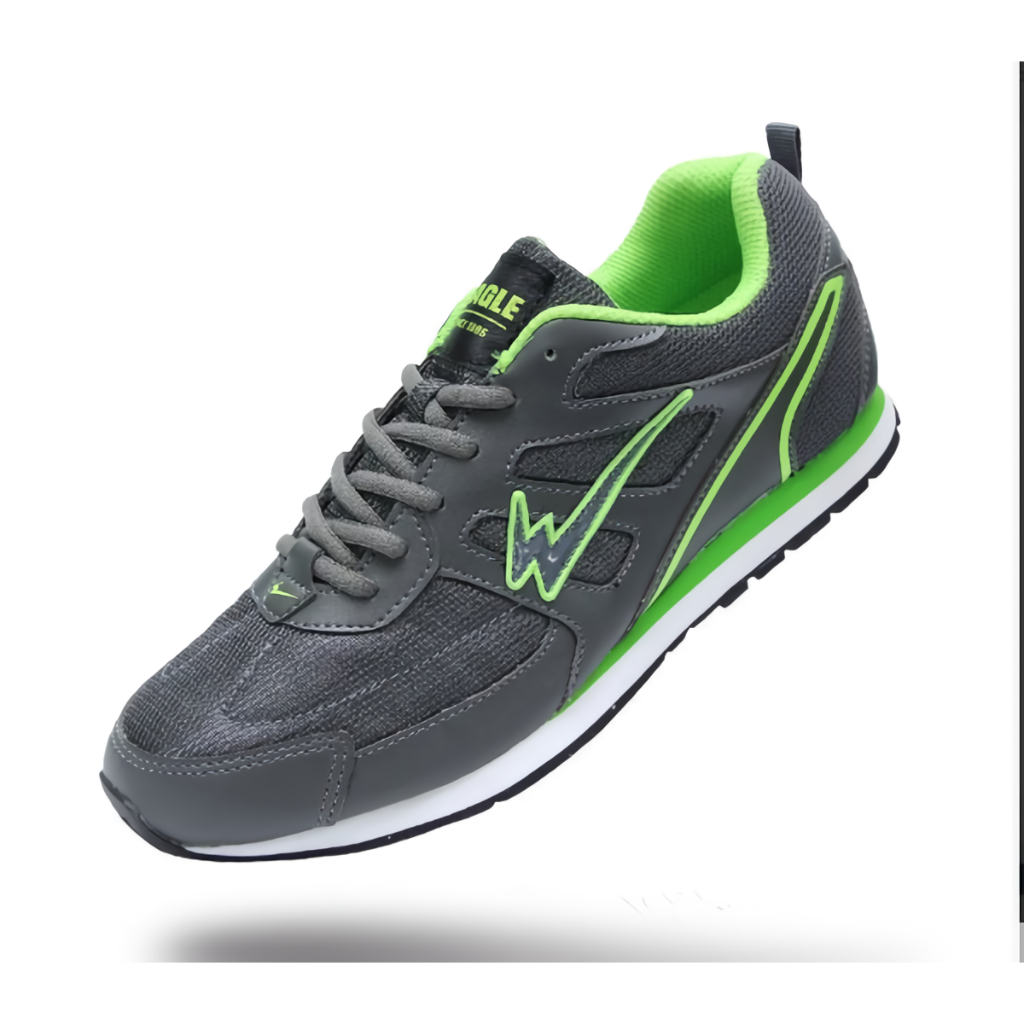 Jual Sepatu EAGLE SPIDER - Grey Green Running Shoes | Shopee Indonesia