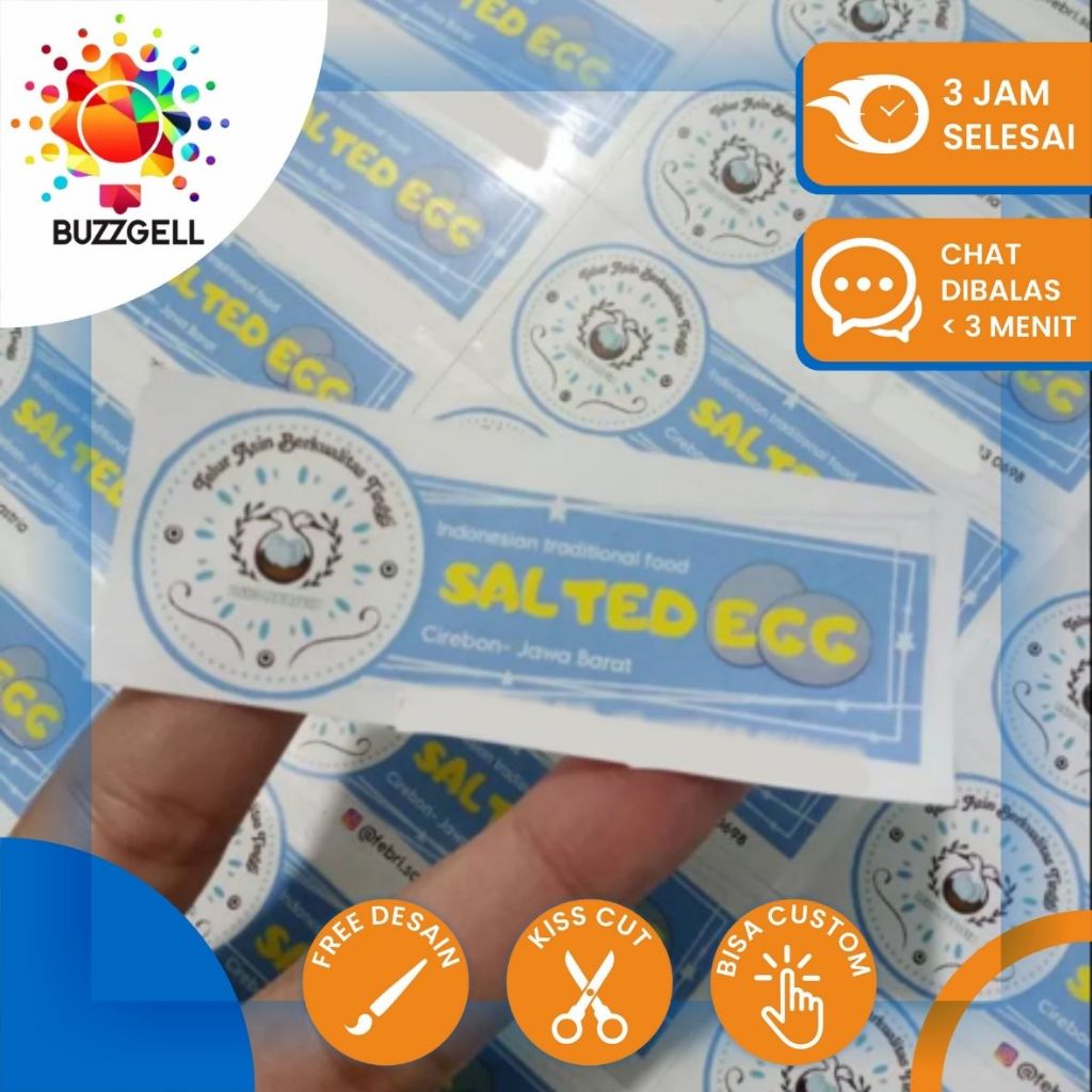 Jual SPC 7 8-15 Sticker Label Produk Bahan Chromo Cetak Stiker Custom ...