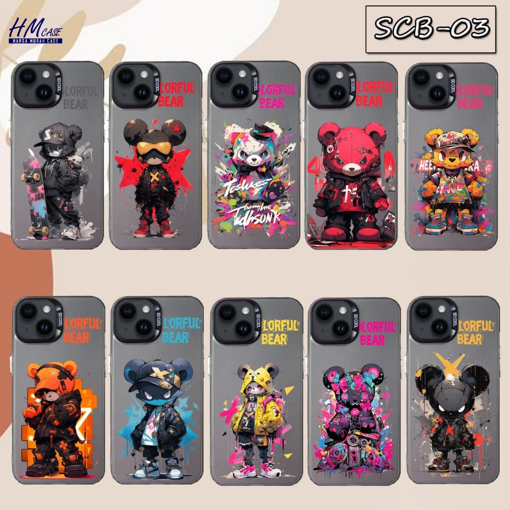 Jual Case Wonderful Bear SCB-3 Case Hologram Imd Black for Casing hp ...