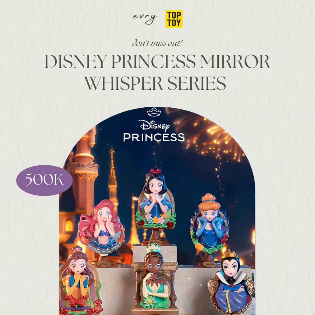 Jual evry | Disney Princess Mirror Whisper Series Original Top Toy ...
