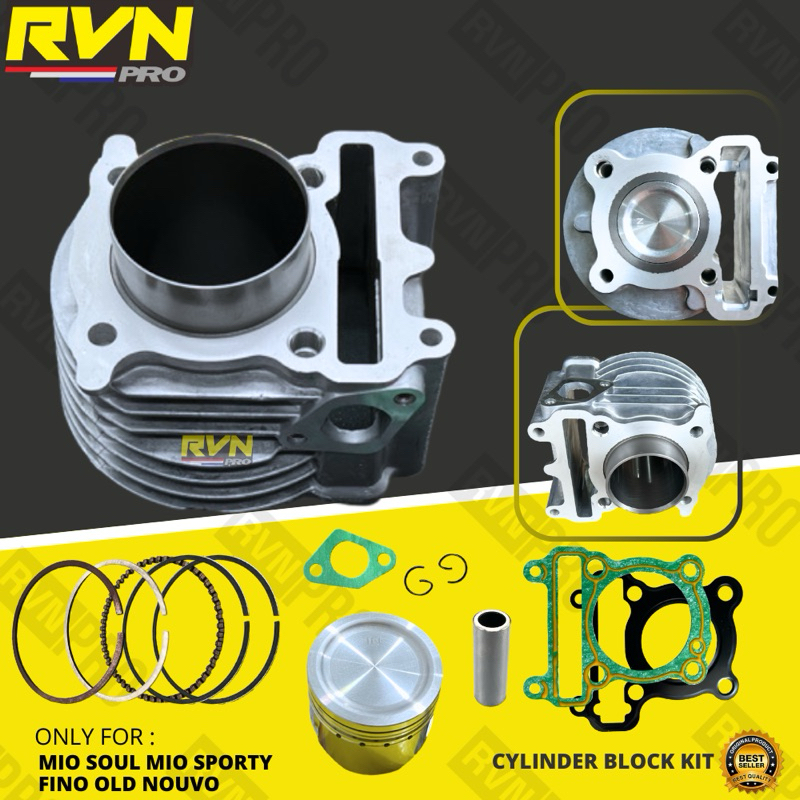 Jual BLOCK SEHER BORING BLOK SEHER MIO SPORTY MIO SOUL MIO LAMA NOUVO ORIGINAL RVN PLUS PISTON ...