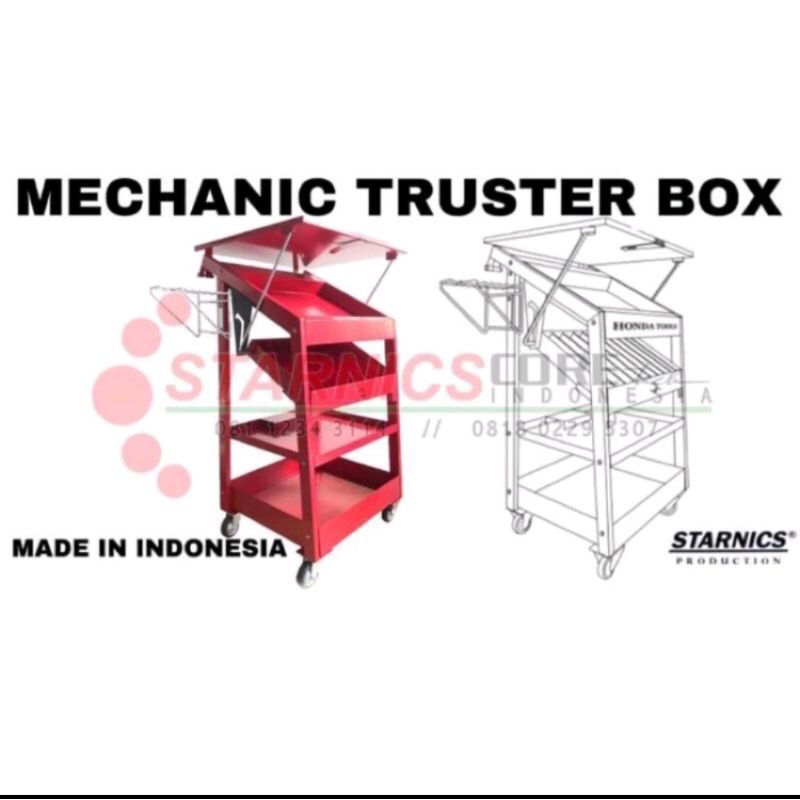 Jual Box Mechanic Truster/Tools Box(TANPA KUNCI) | Shopee Indonesia
