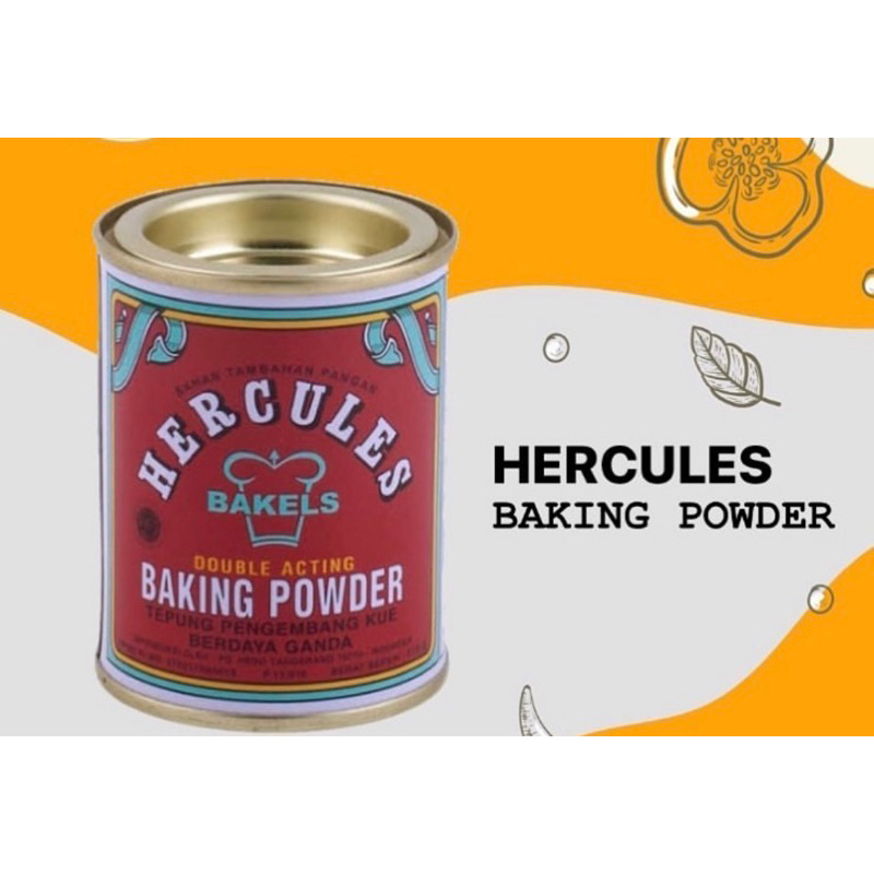 Jual Baking Powder Hercules 110 Gram Double Acting | Shopee Indonesia
