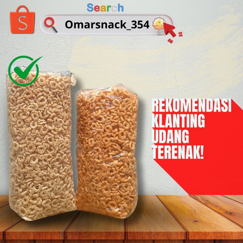 Jual Lanting udang 1kg original Klanting Cincin Renyah Lanting JOGJA ...