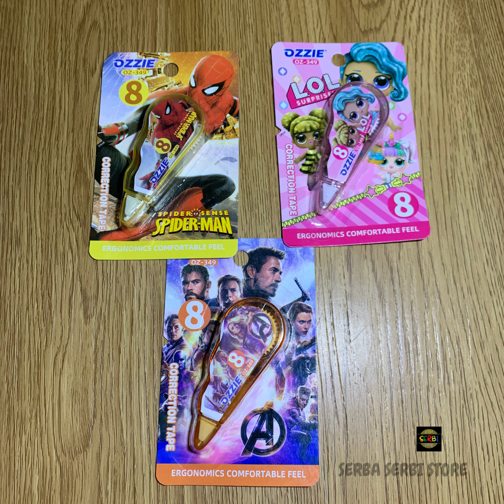 Jual TIPEX KERTAS KECIL / TIPE X KARAKTER ANAK / TIPEK SIMPLE LUCU ...