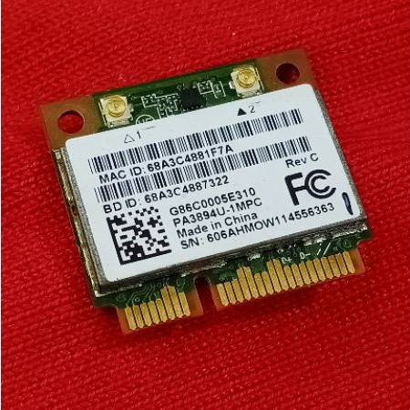 Jual wifi card laptop Atheros AR5B195 Wireless Bluetooth Half PCI-E ...