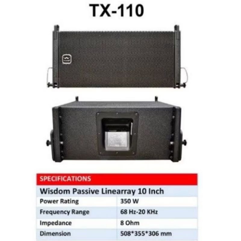Jual Speaker line array Wisdom TX110 / Array TX110 Pasif | Shopee Indonesia