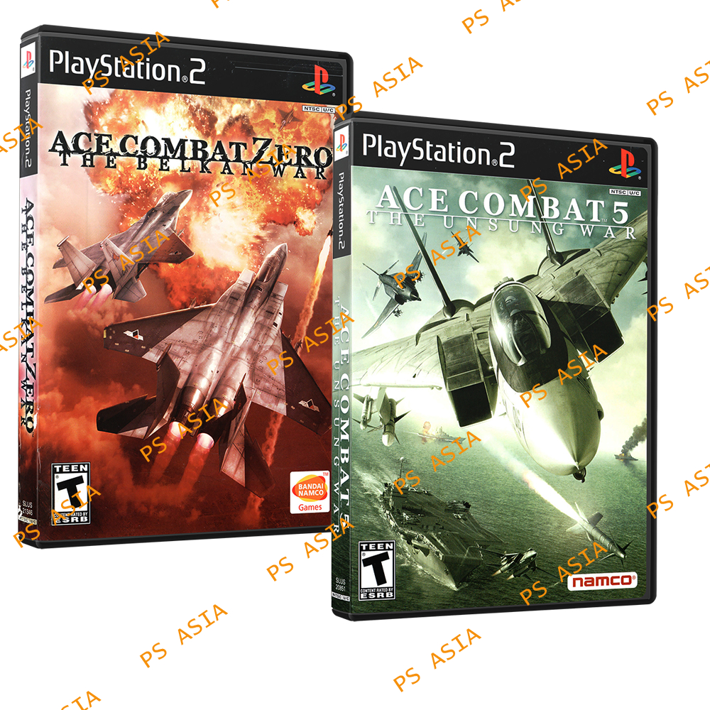 Jual Kaset ps2 Ace Combat Zero - The Belkan War - Ace Combat 5 - Ace ...