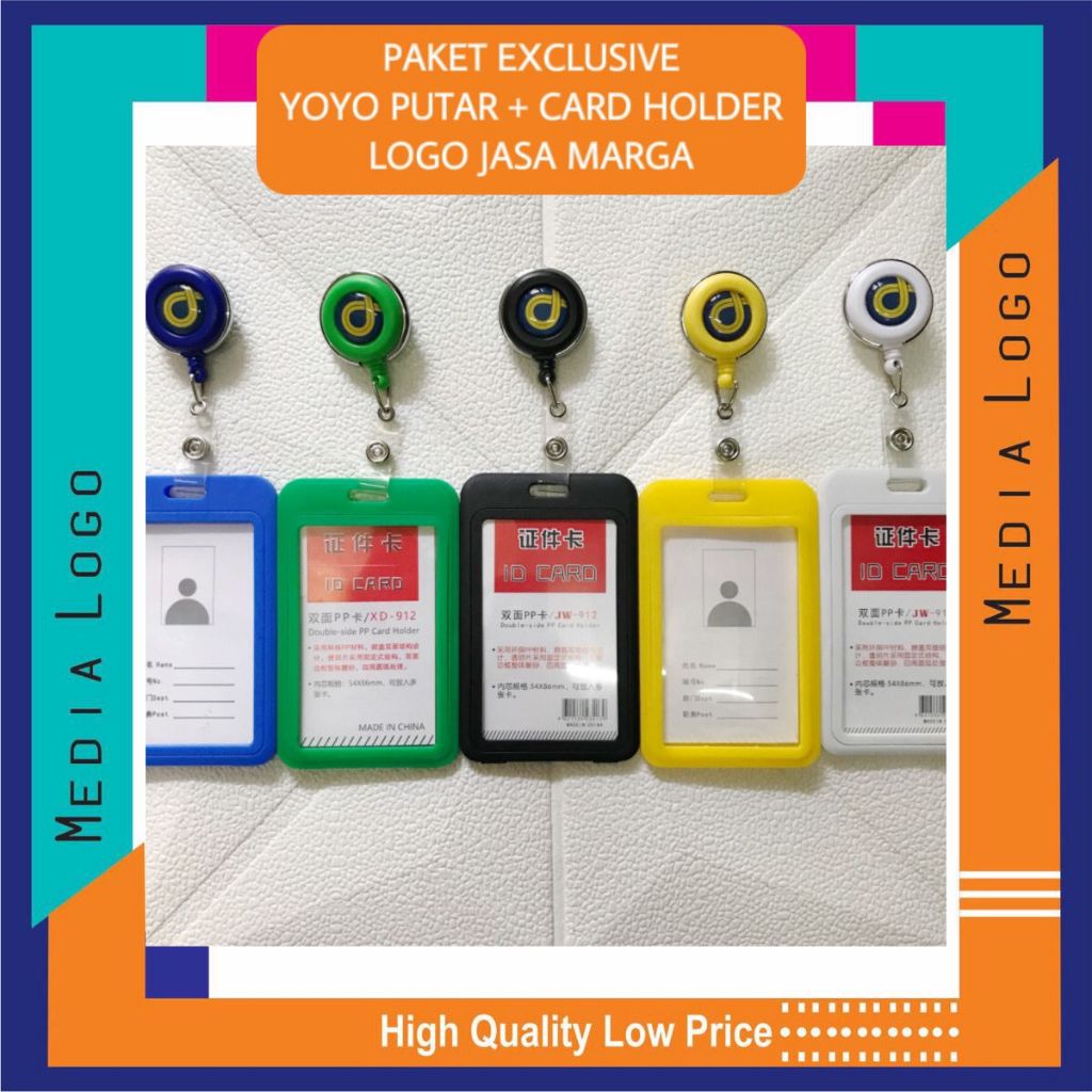 Jual YOYO IDCARD/NAME TAG +LOGO JASA MARGA(PAKET MURAH) | Shopee Indonesia