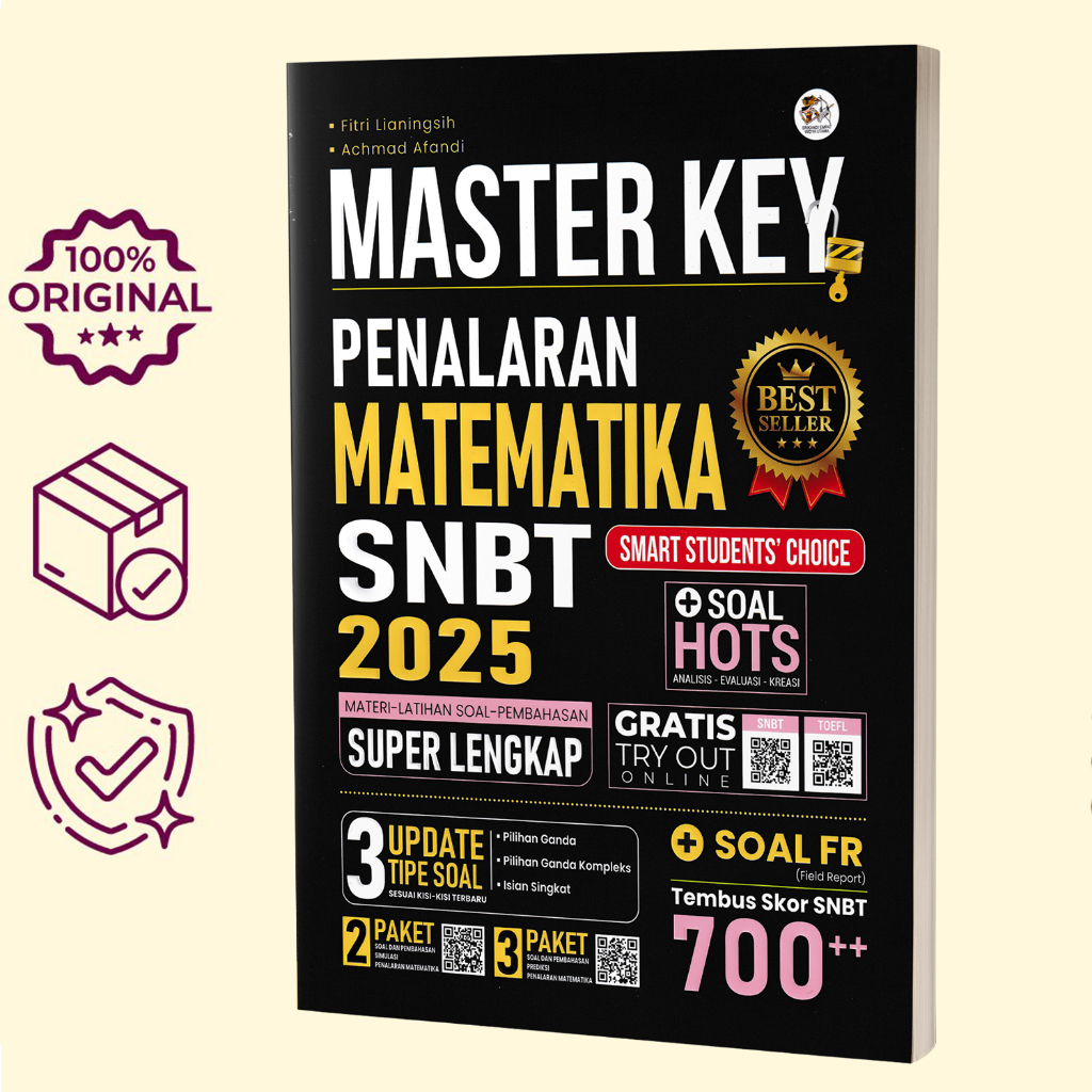 Jual Buku Master Key Penalaran Matematika SNBT 2025 / Materi Latihan ...