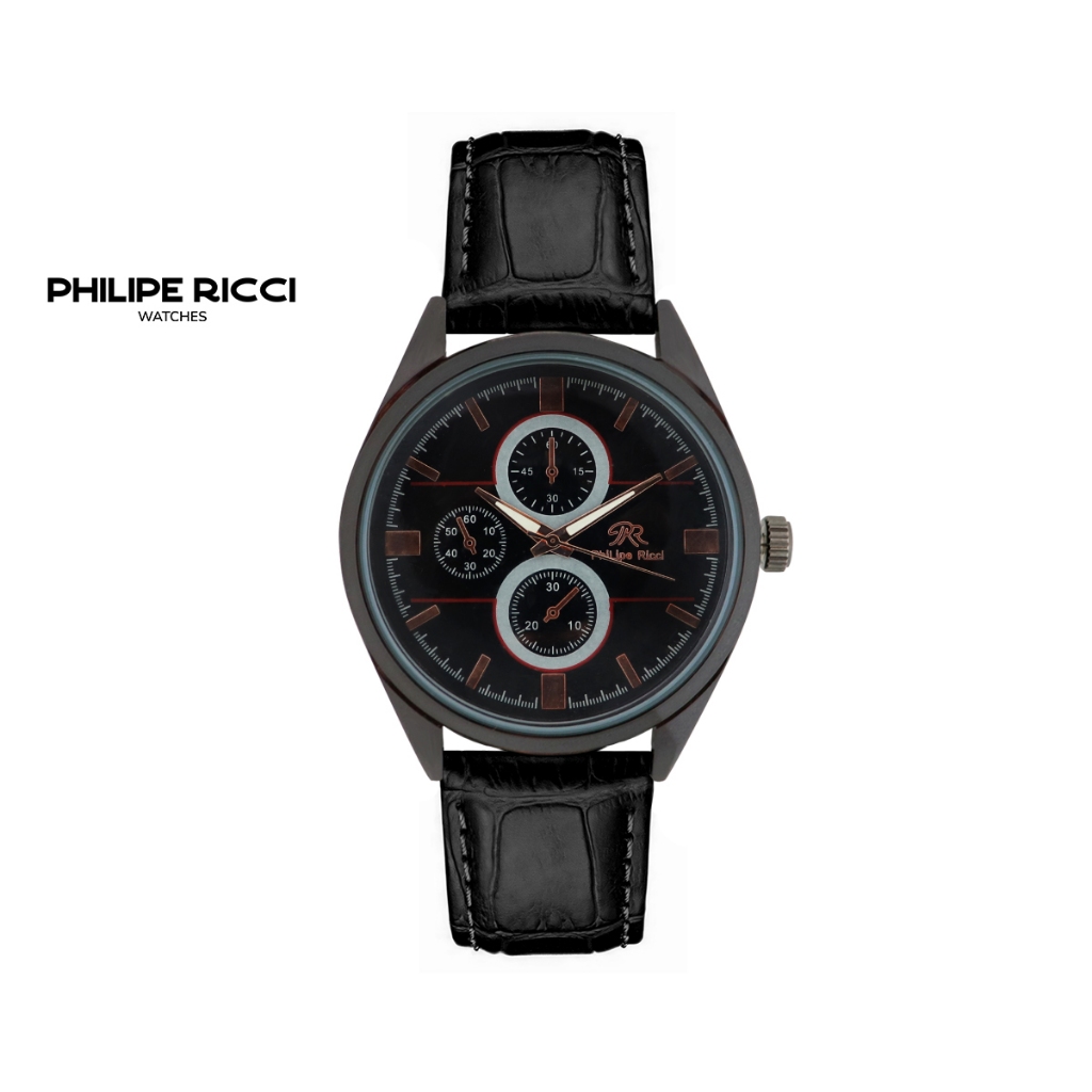Jual PhiLipe Ricci Jam Tangan Pria Kulit Croco Terbaru Desain Klasik ...