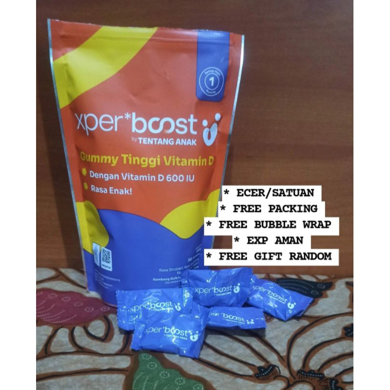Jual Expertboost - Gummy Vitamin D 600 IU Anak dan Dewasa Satuan/Ecer 1 ...