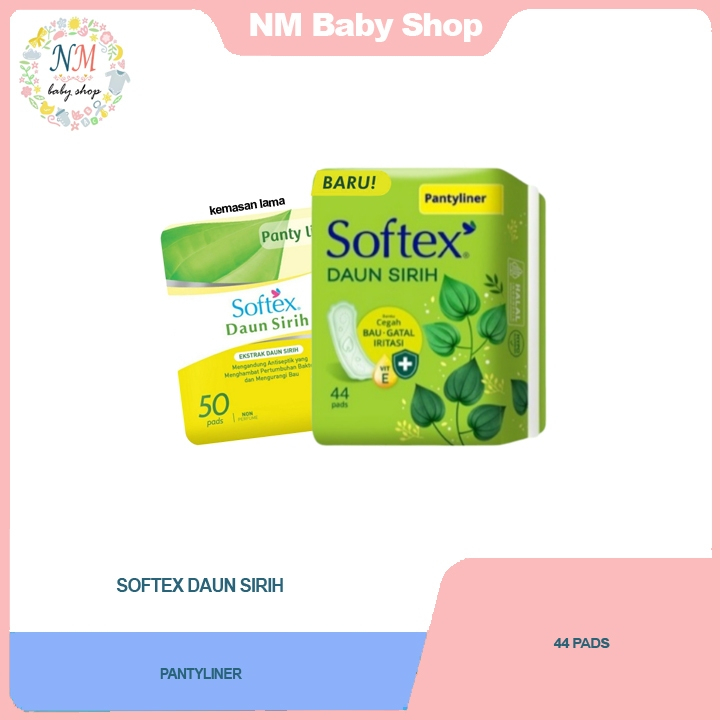 Jual KOTEX SOFTEX PANTYLINER DAUN SIRIH SOFTEX 44 PADS KOTEX 32 LINERS | Shopee Indonesia