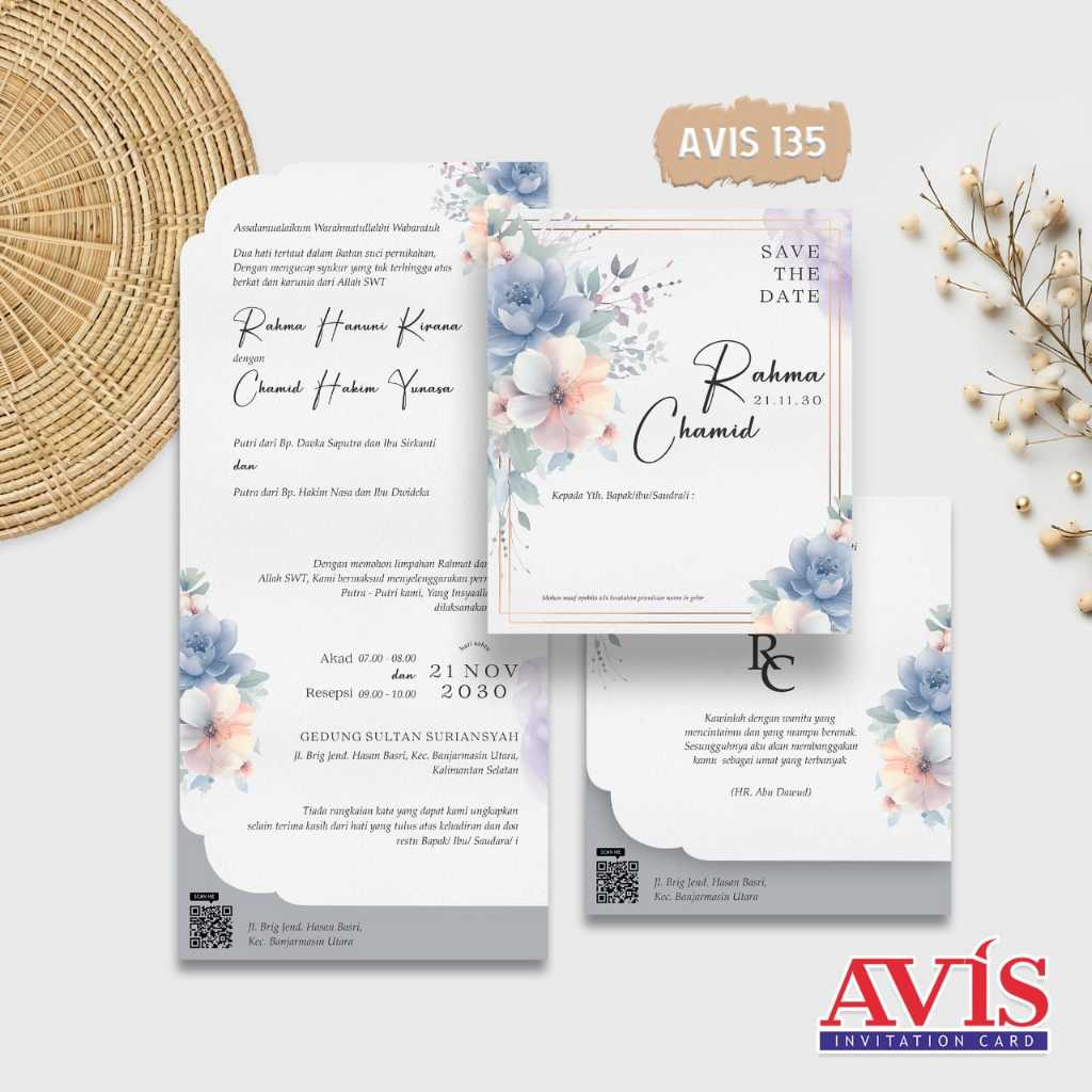 Jual Blangko Undangan Avis 135 | Blangko Undangan | Undangan Murah ...