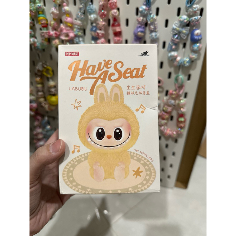 Jual pop mart the monster labubu have a seat ORI barcode sealed ...