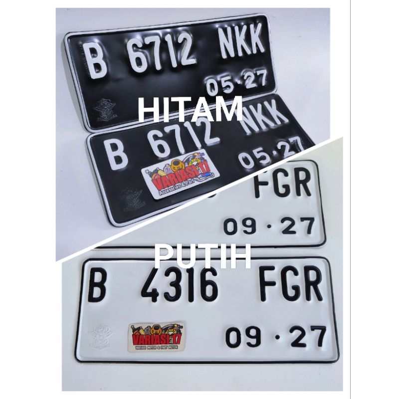 Jual PLAT MOTOR LOGO SATUAN | Shopee Indonesia