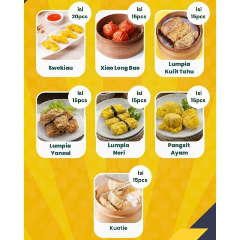 Jual Dimsum Frozen Makanan Beku Somay Ayam Kuotie Lumpia Wonton ...