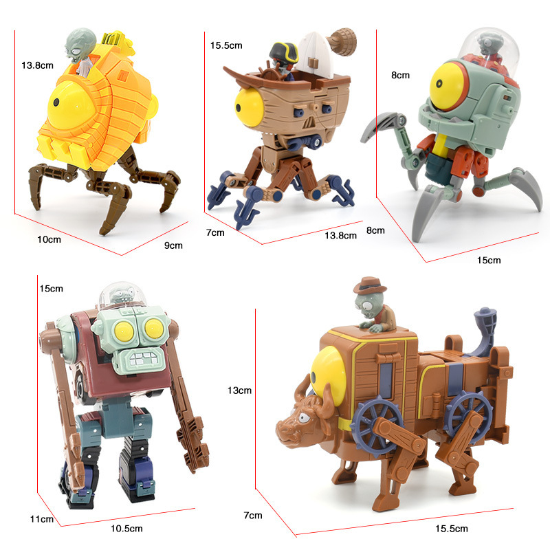 Jual DIY 5 IN 1 ROBOT MEWAH TRANSFORMER ZOMBIE MAINAN ANAK ACTION ...