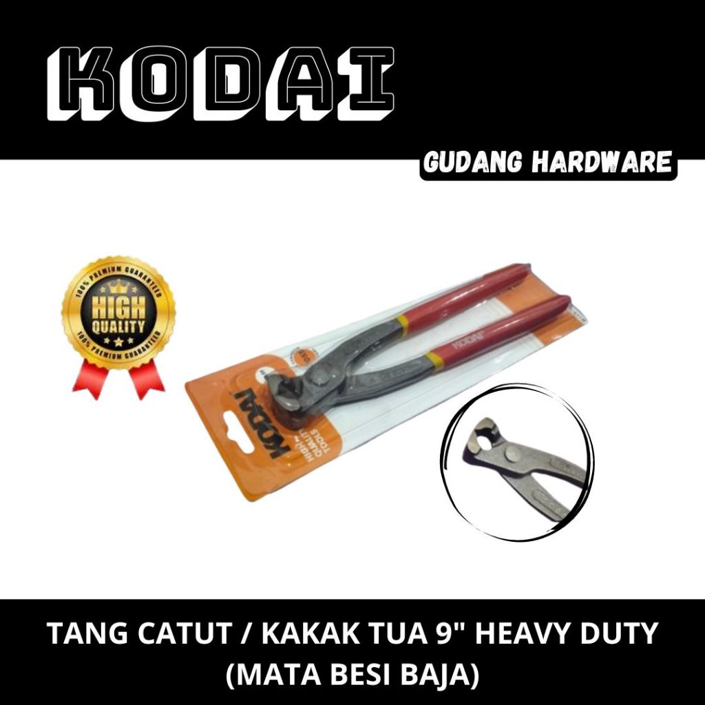 Jual kodai tang catut / kakak tua 9" heavy duty ( mata besi baja ...