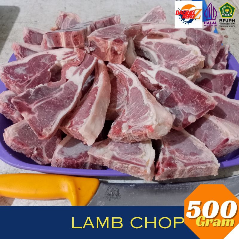 Jual LAMB CHOP STEAK Kambing 500gr Halal Frozen | Shopee Indonesia