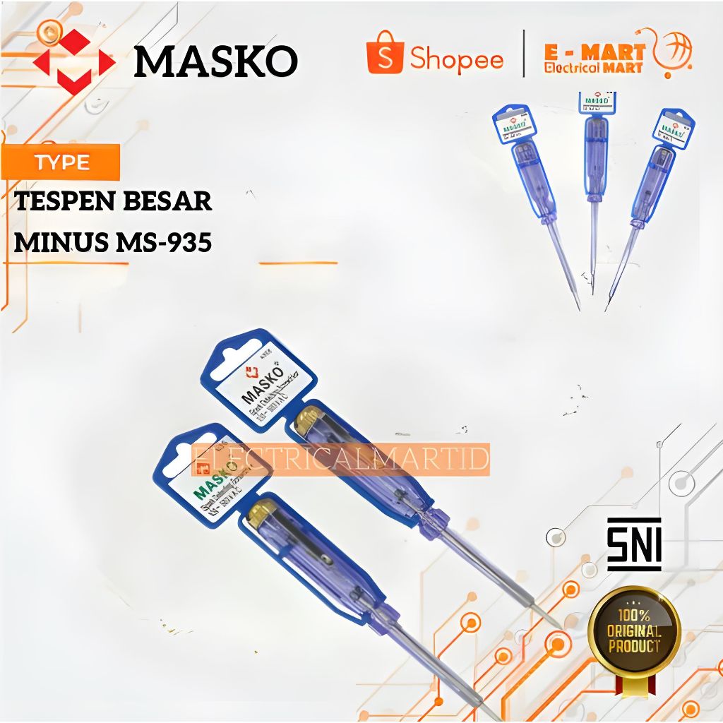 Jual MASKO TESPEN BESAR 935 GROSIR Obeng Minus (-) | Shopee Indonesia