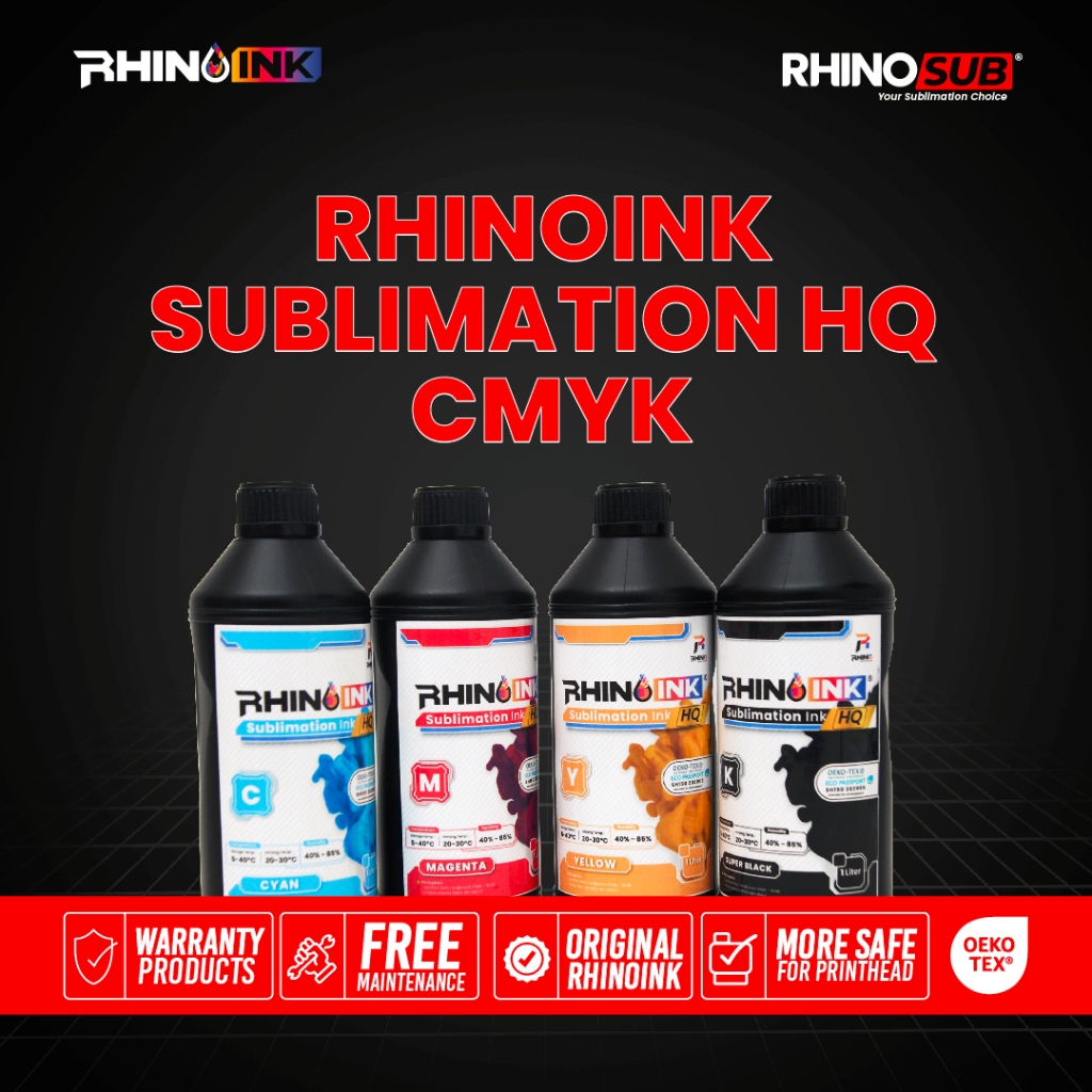 Jual TINTA SUBLIM RHINOINK KUALITAS PREMIUM 1 LITER | Shopee Indonesia