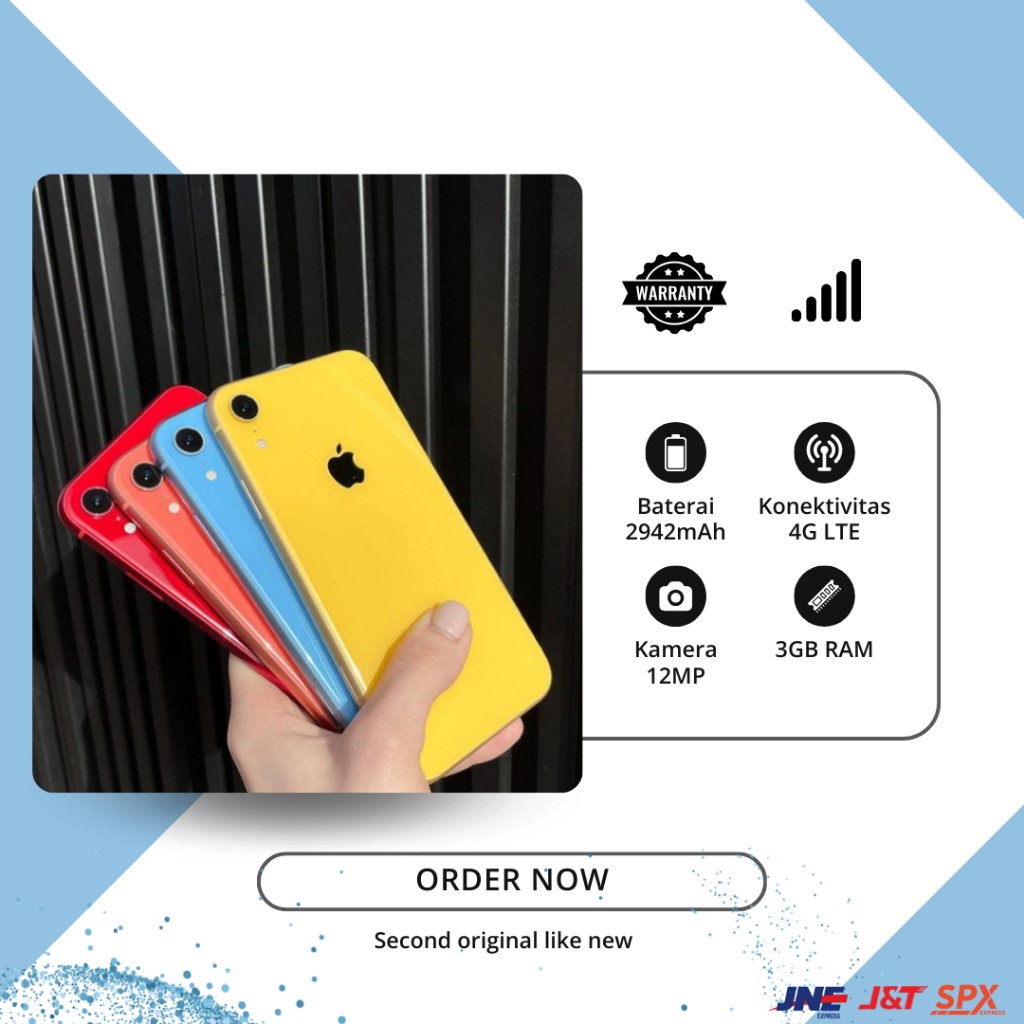 Jual IP XR 64GB 128GB SECOND LIKE NEW IBOX INTER GARANSI TOKO 1 BULAN | Shopee Indonesia
