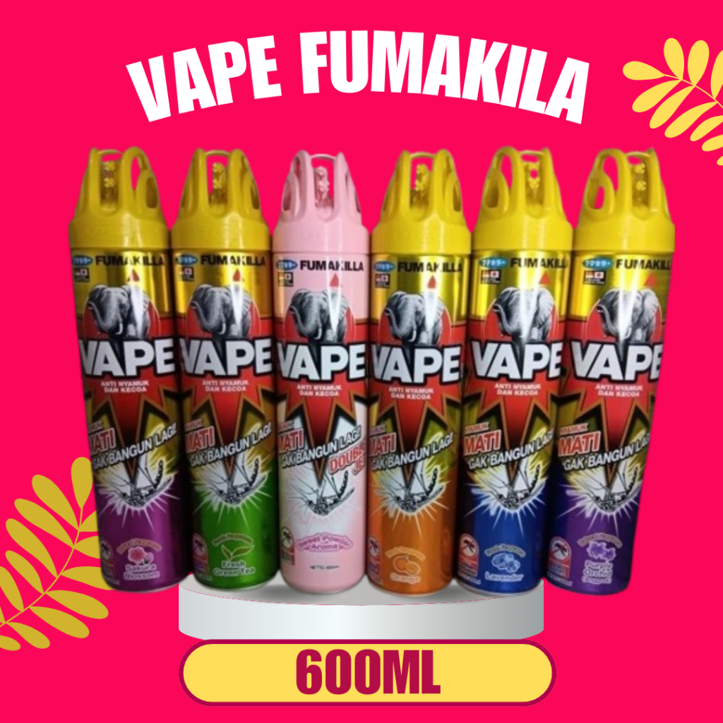 Jual fumakilla vape Obat nyamuk semprot vape 240ml - 600ml | Shopee ...