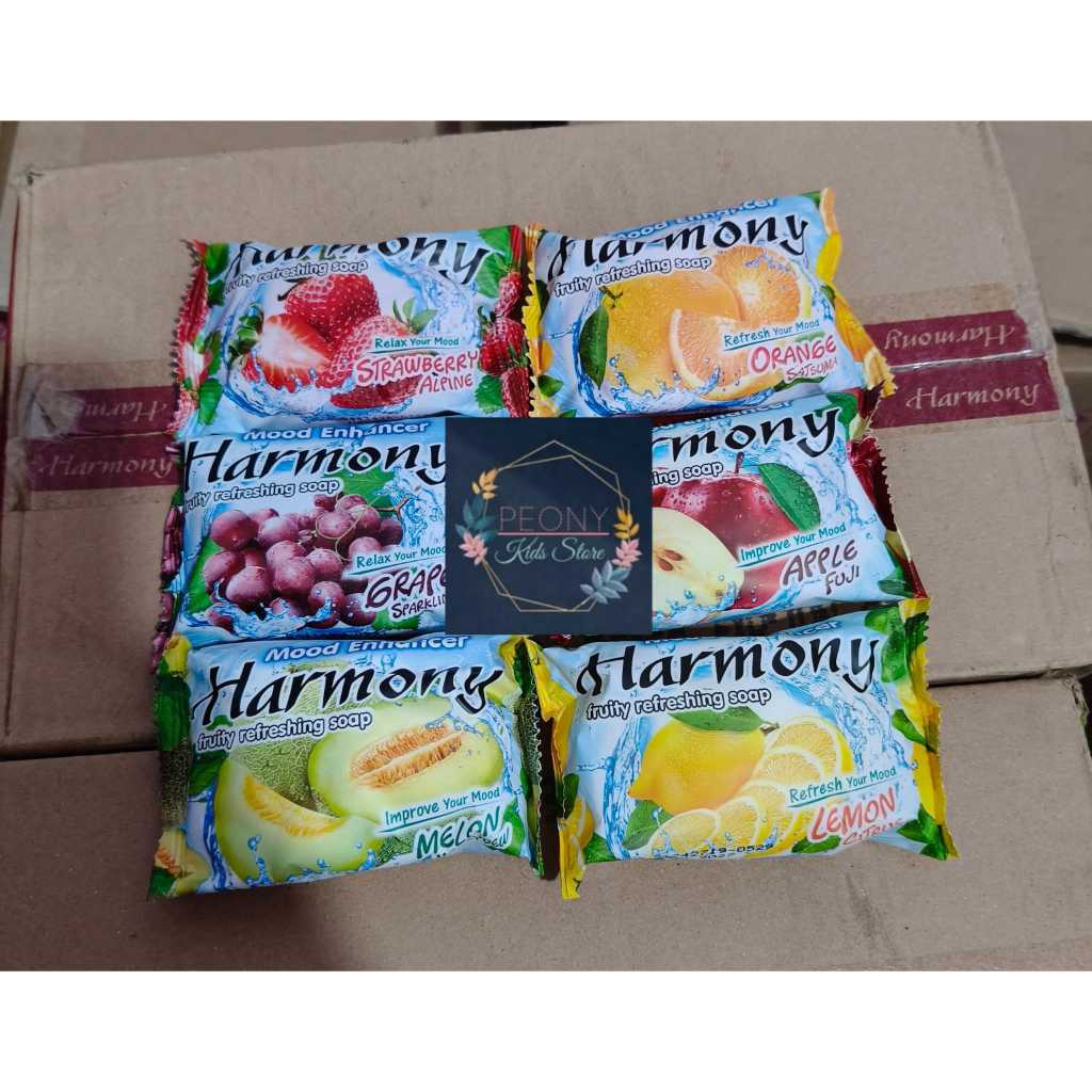Jual HARMONY sabun mandi batang fruity refreshing soap 70g / harmoni ...