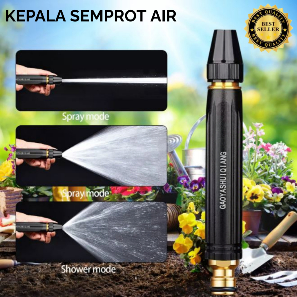 Jual Kepala Semprotan Air Spray Water Stream Hose Nozzle Selang Semprot ...
