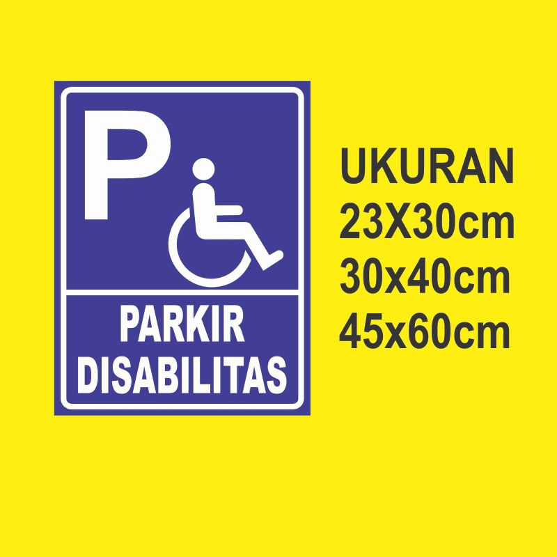 Jual Stiker Parkir Disabilitas | Shopee Indonesia