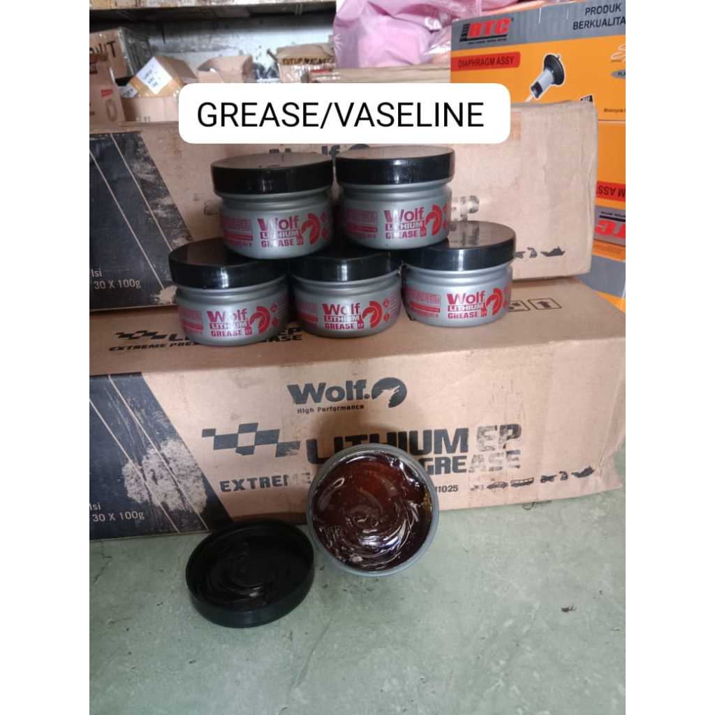 Jual GREASE VASELINE WOLF LITHIUM EP GEMUK | Shopee Indonesia