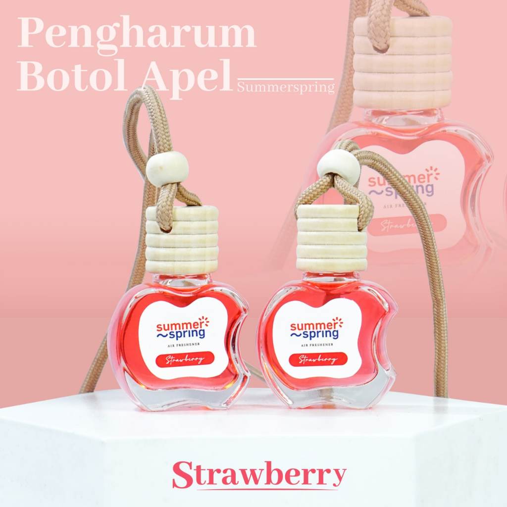 Jual Parfum Mobil dan Ruangan 10 ml - Botol Apel Unik Beraroma Segar ...